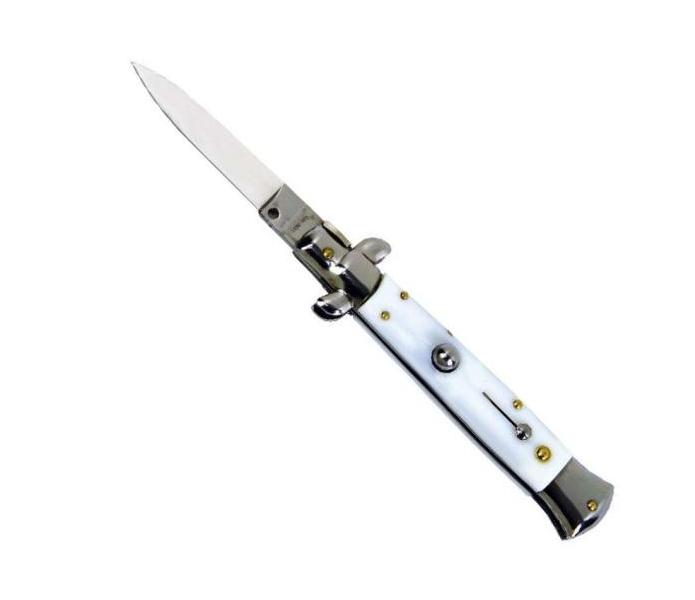 Spring Messer Stiletto weiß art.6020512 | Oldenkotte Jagd